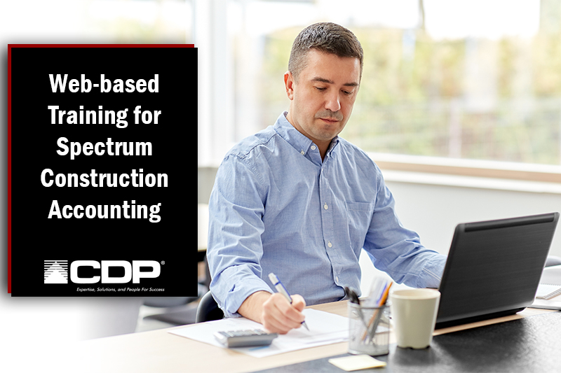 Spectrum Construction Accounting Training Class | CDP Inc. - Project Management Solutions